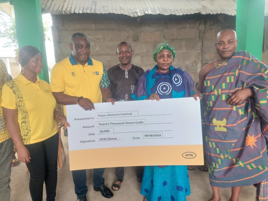 MTN Ghana supports Mepe Afenorto Festival with GH¢20,000 donation and ...